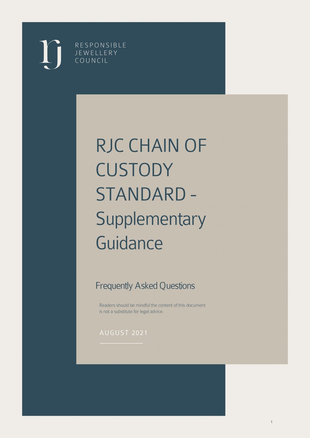 RJC Member Certification • COC 2017 • Responsible Jewellery Council