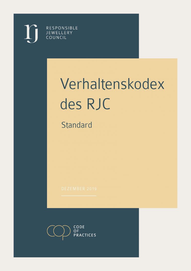 RJC Member Certification • COP • Responsible Jewellery Council