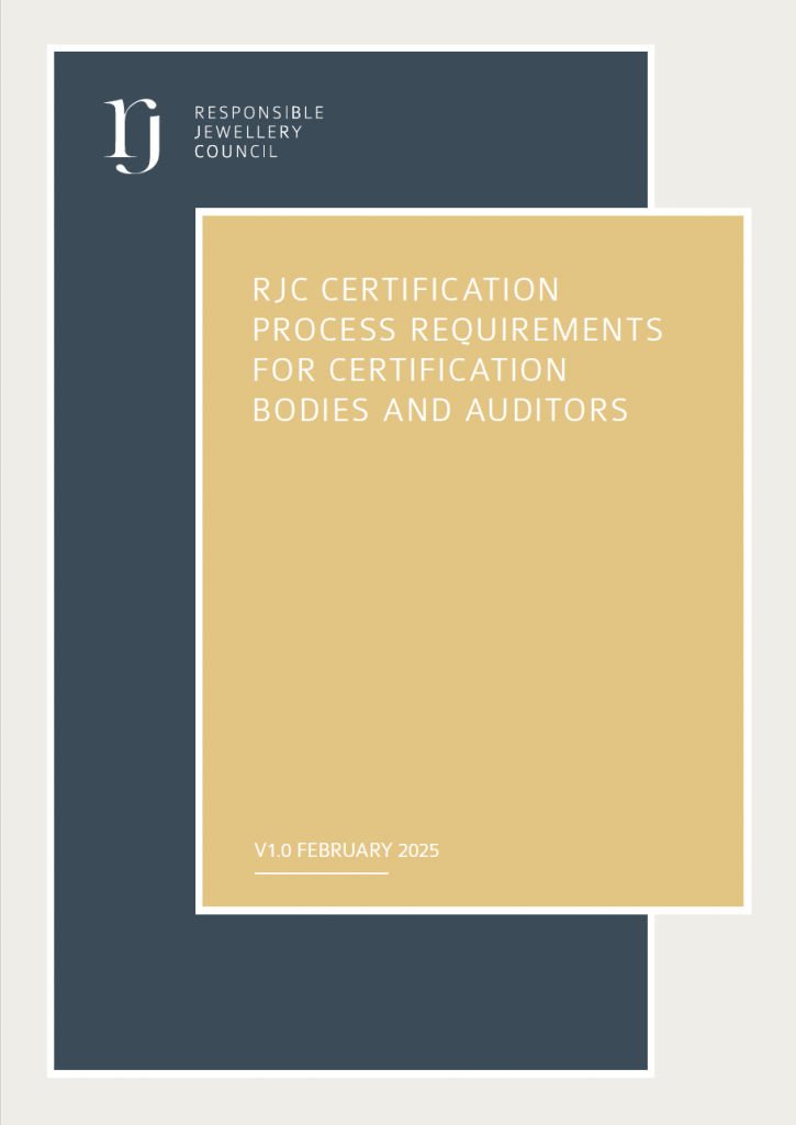 RJC Member Certification • COP • Responsible Jewellery Council